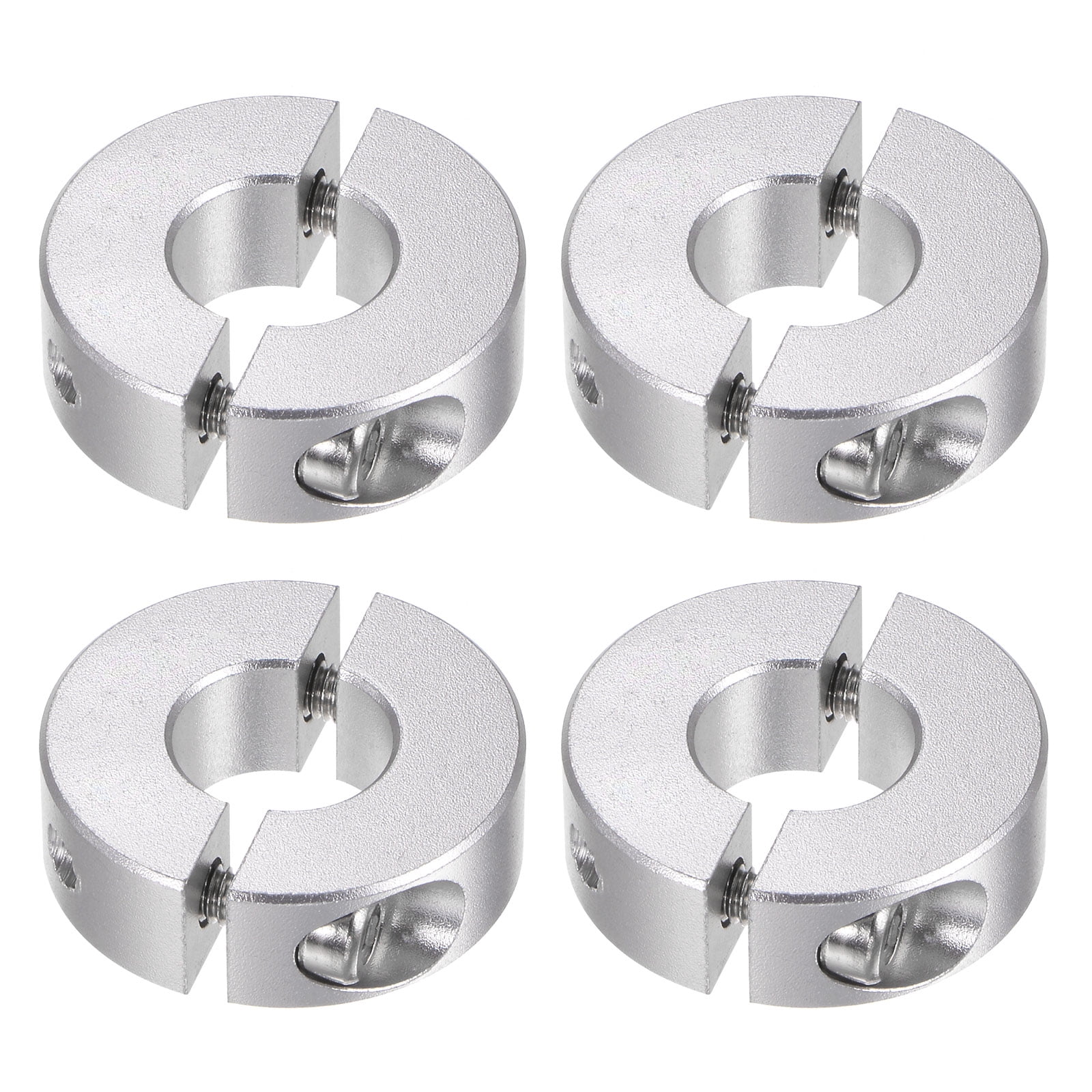 Uxcell Double Split Shaft Collar 13mm Bore Clamp-On Collars, 30mm OD ...