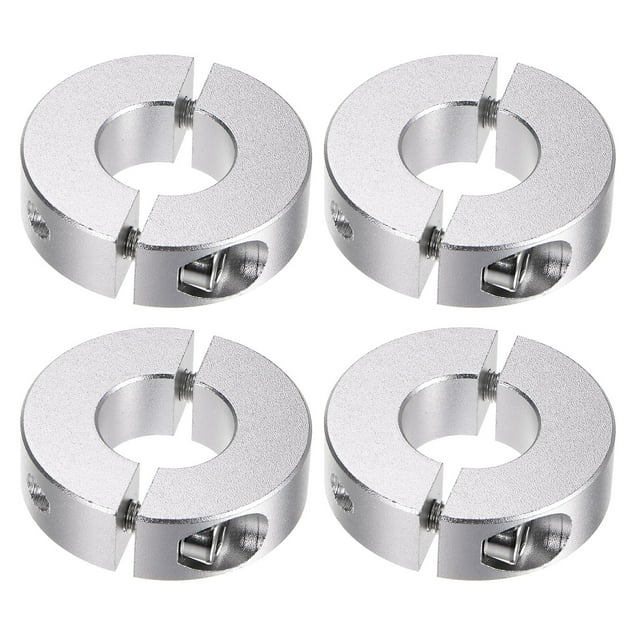 Uxcell Double Split Shaft Collar 18mm Bore Clamp-On Collars, 40mm OD ...