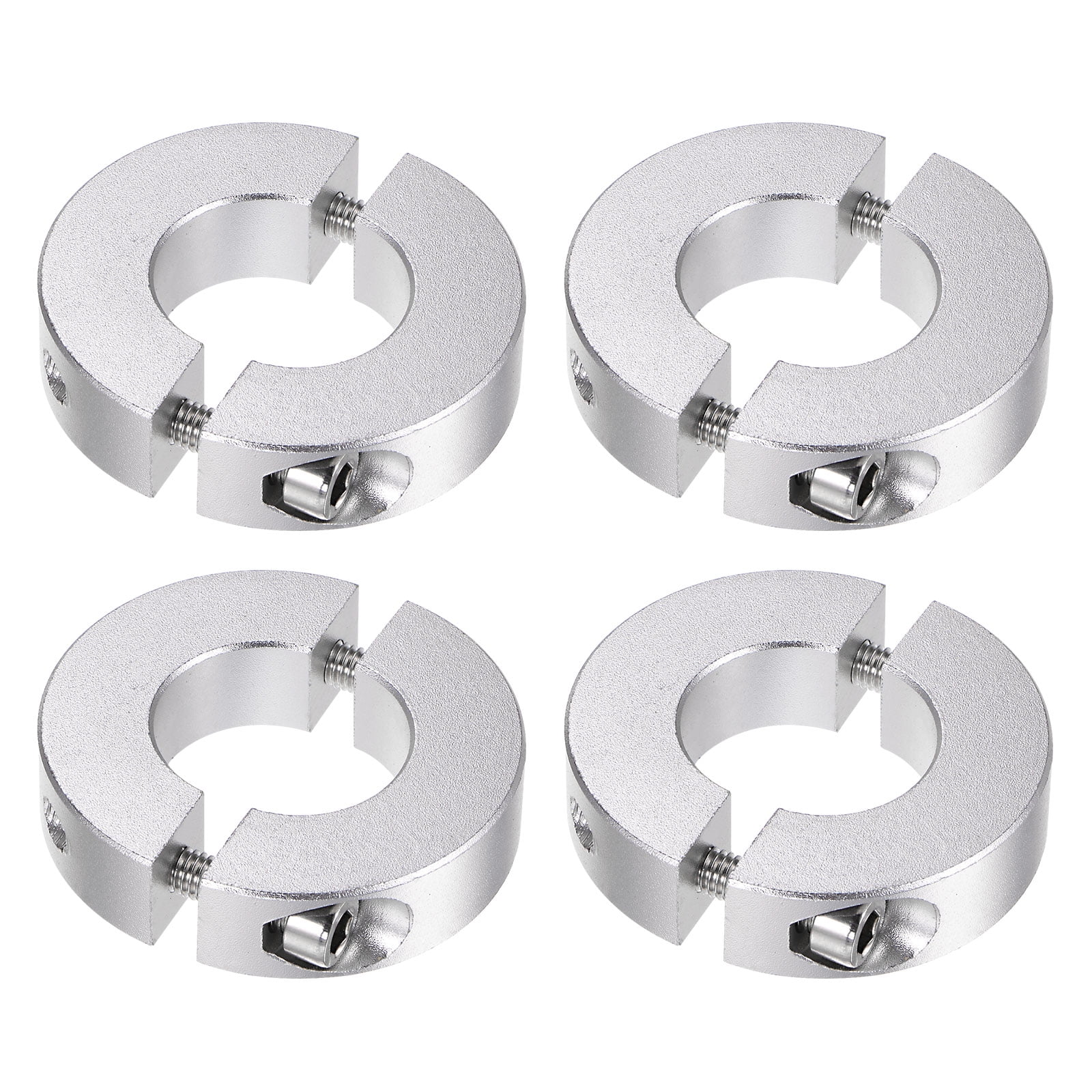 Uxcell Double Split Shaft Collar 22mm Bore Clamp-On Collars, 45mm OD ...