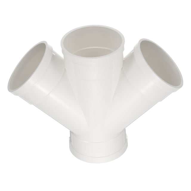 Uxcell Double Wye Duct Splitter, Adapter Pipe Fitting Duct Pipe ...