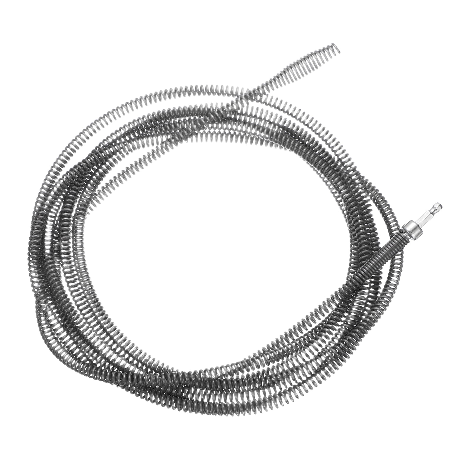 Uxcell Drain Cable 2/5" (10mm) Dia. 16.5ft Drain Cleaning Auger Cables ...