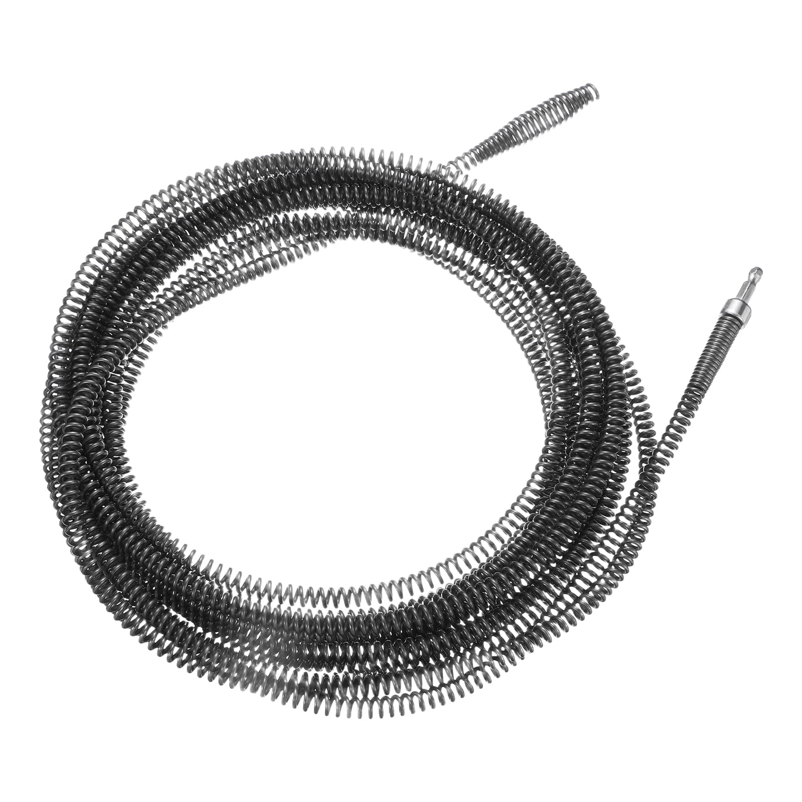 Uxcell Drain Cable 2/5" (10mm) Dia. 26.3ft Drain Cleaning Auger Cables ...
