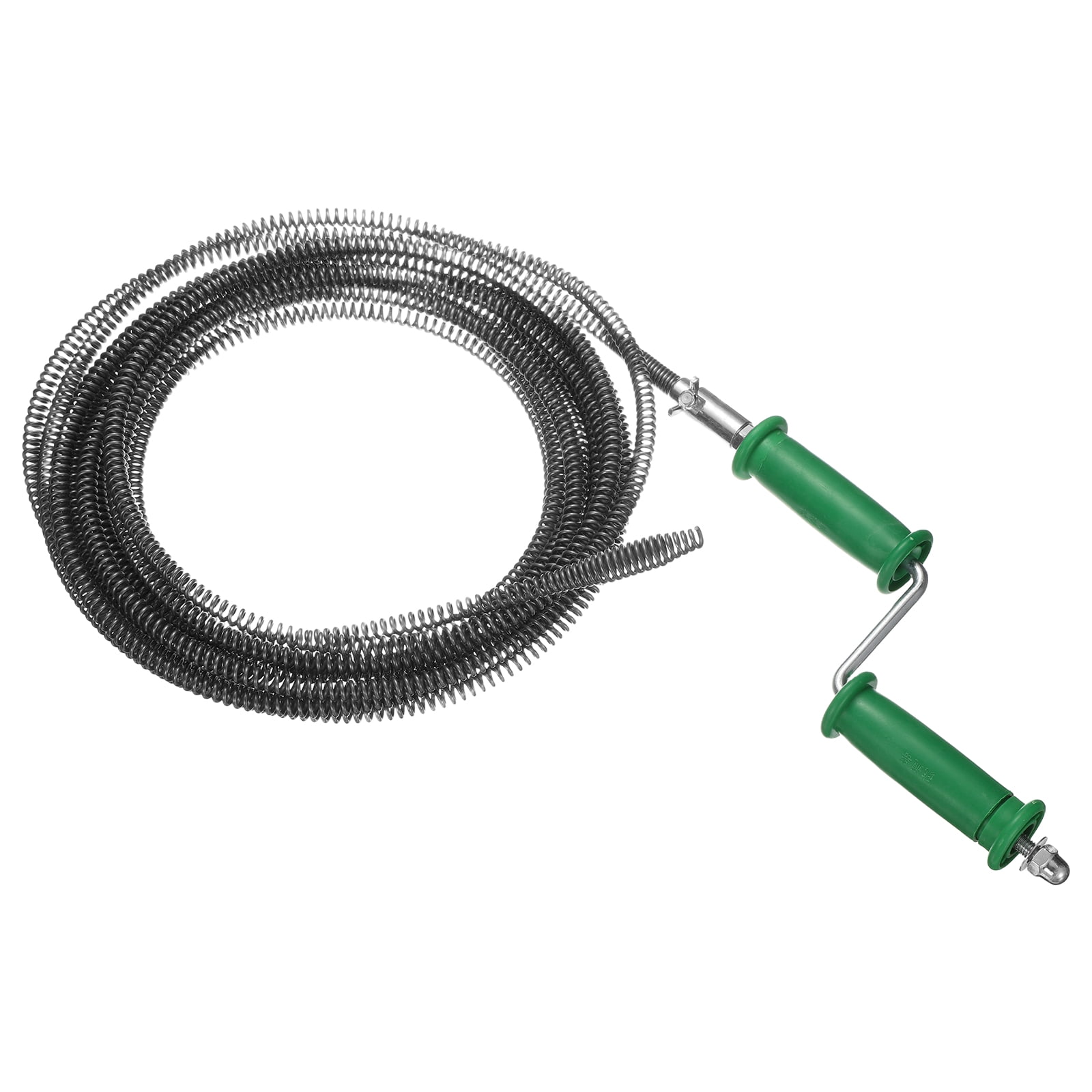 Uxcell Drain Cable 2/5" (10mm) Dia. 33ft Manual Drain Cleaning Auger ...
