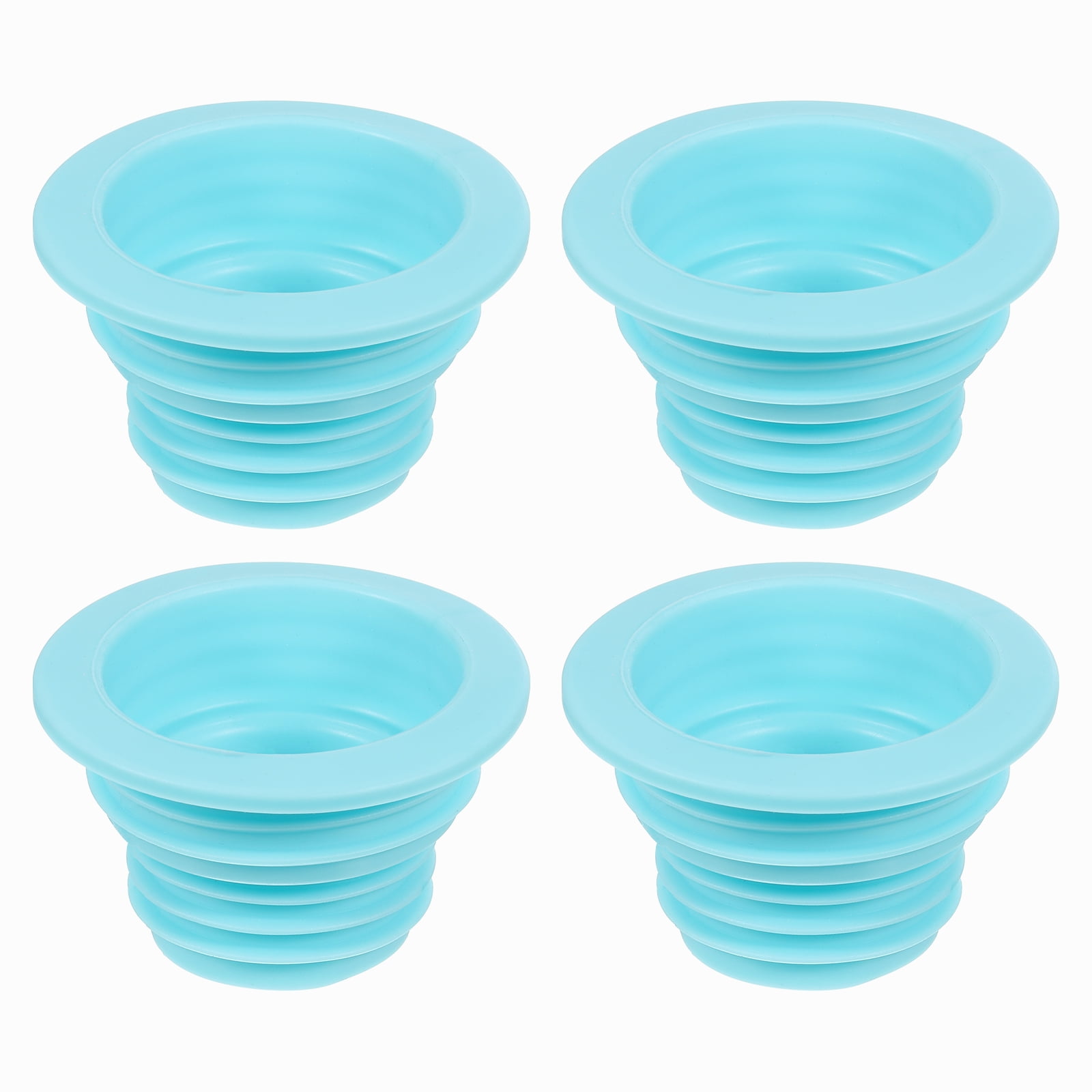 Uxcell Drain Pipe Sewer Seal Ring, 4 Pack Hose Silicone Plug, Green ...