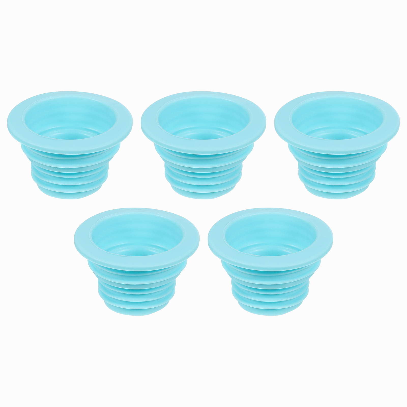 Uxcell Drain Pipe Sewer Seal Ring, 5 Pack Hose Silicone Plug, Green ...