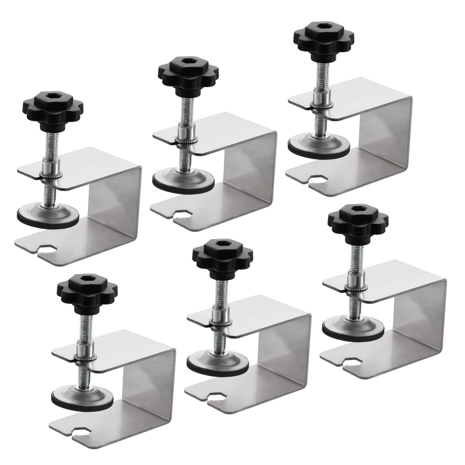 Uxcell Drawer Front Installation Clamps, Galvanized Cabinet C Clamps ...