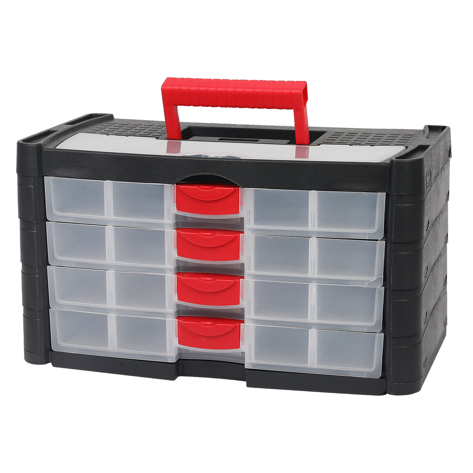 Uxcell Drawer Hardware Organizer 16.3"x8.9"x9.4" 4-Drawer 20 ...