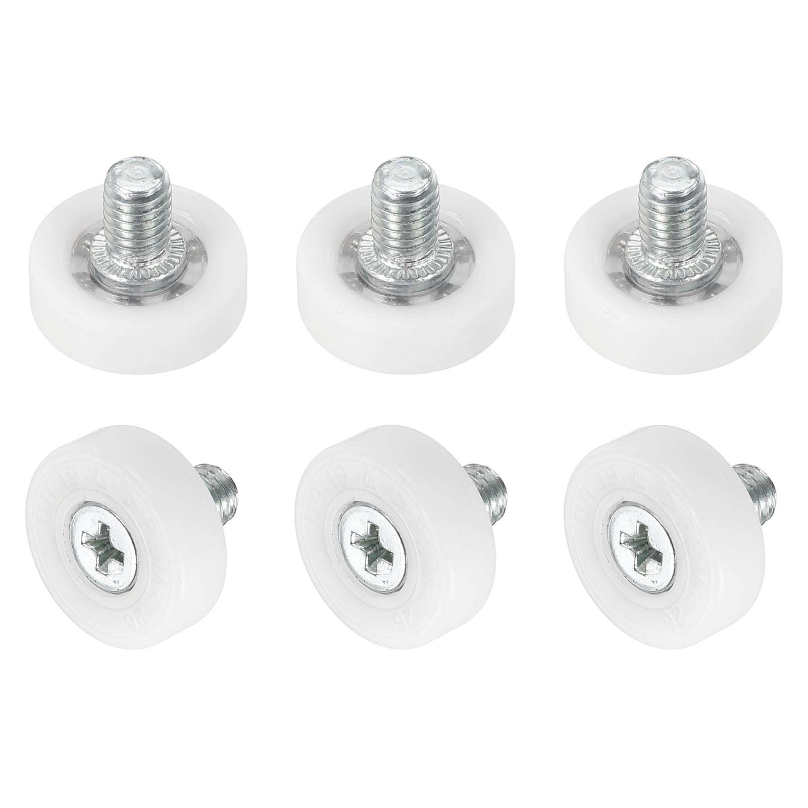Uxcell Drawer Rollers Nylon Cabinet Drawer Pulley Replacement Wheels ...