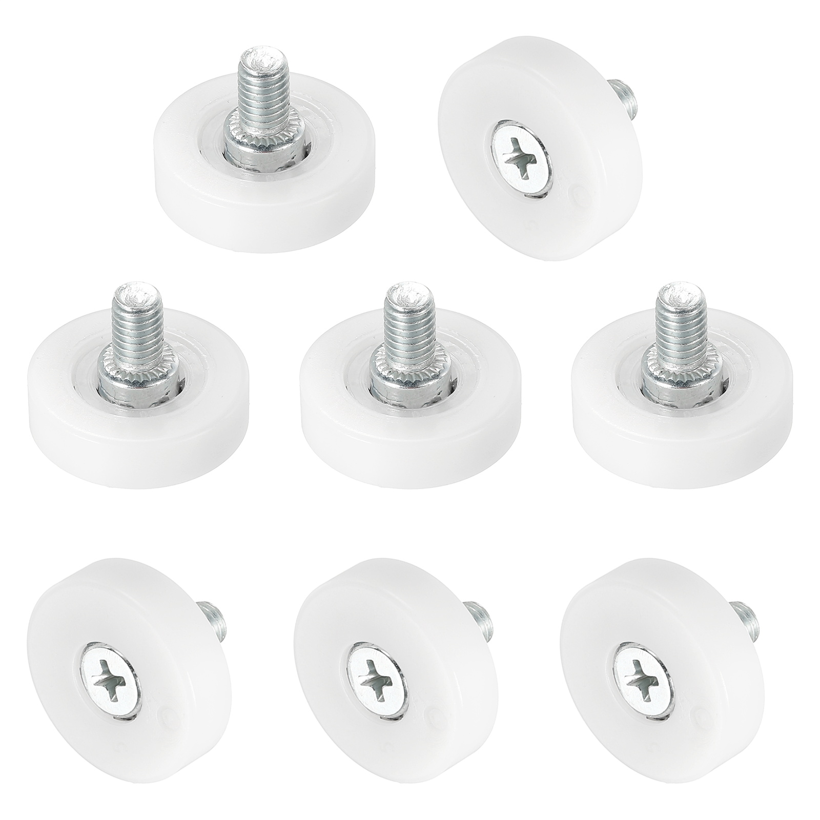Uxcell Drawer Rollers Nylon Cabinet Drawer Pulley Replacement Wheels ...
