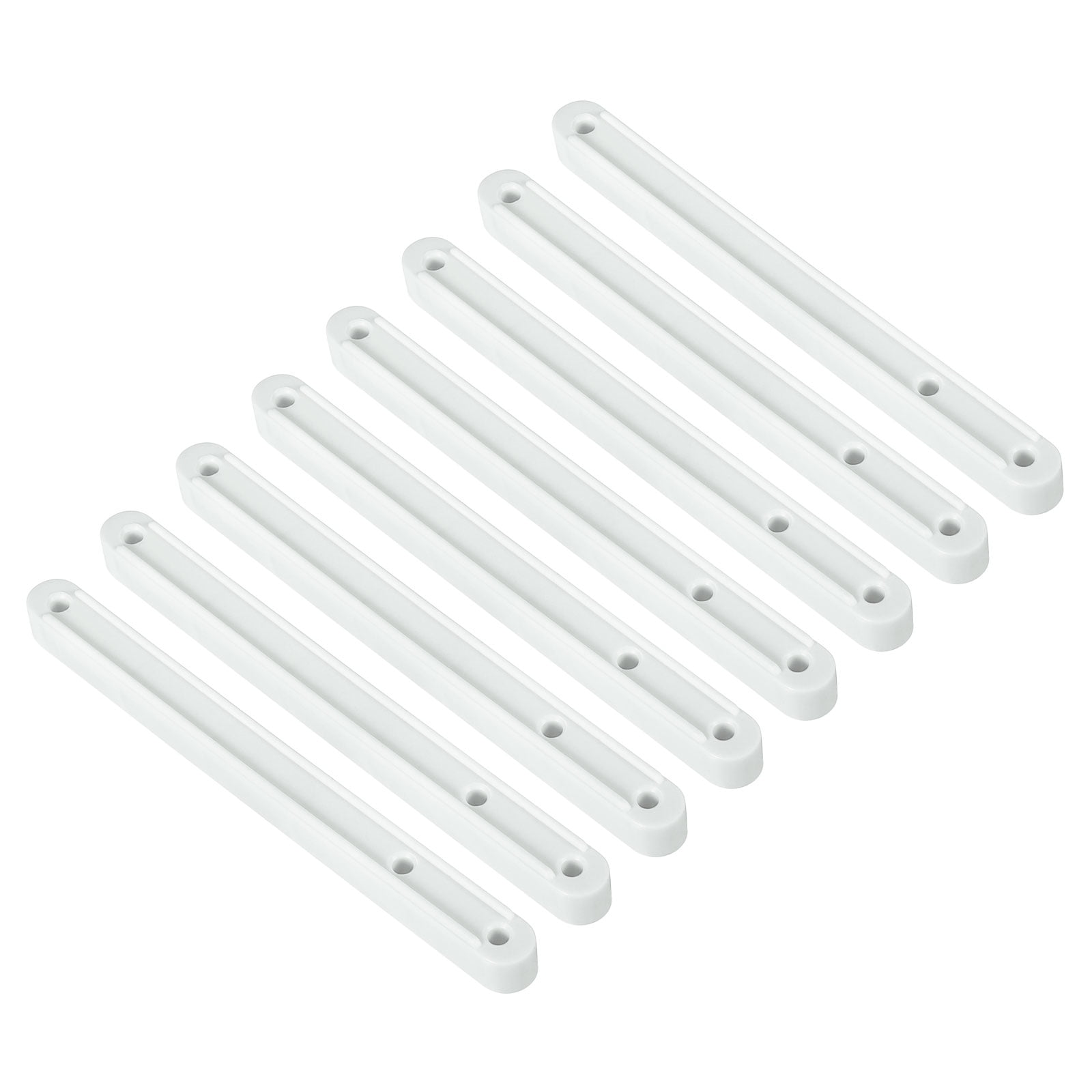 Uxcell Drawer Slides, 8Pcs 180mm - Plastic Drawer Rails, Side Mounted ...