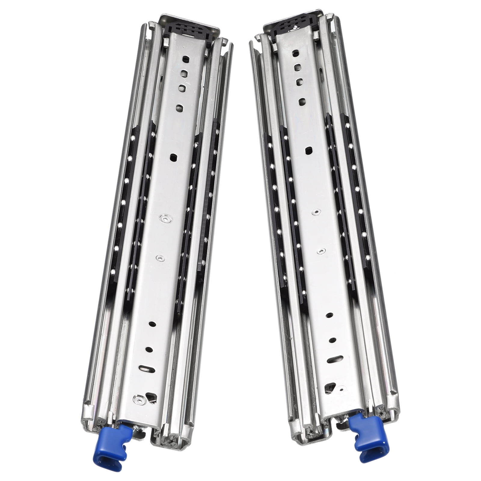 Uxcell Drawer Slides with Lock, 18 Inch Full Extension Side Mount Ball ...