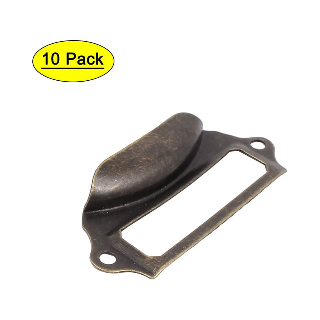 Uxcell Drawer Tag Frame Lable Pull Handle Bronze Tone-0.16" Hole ...