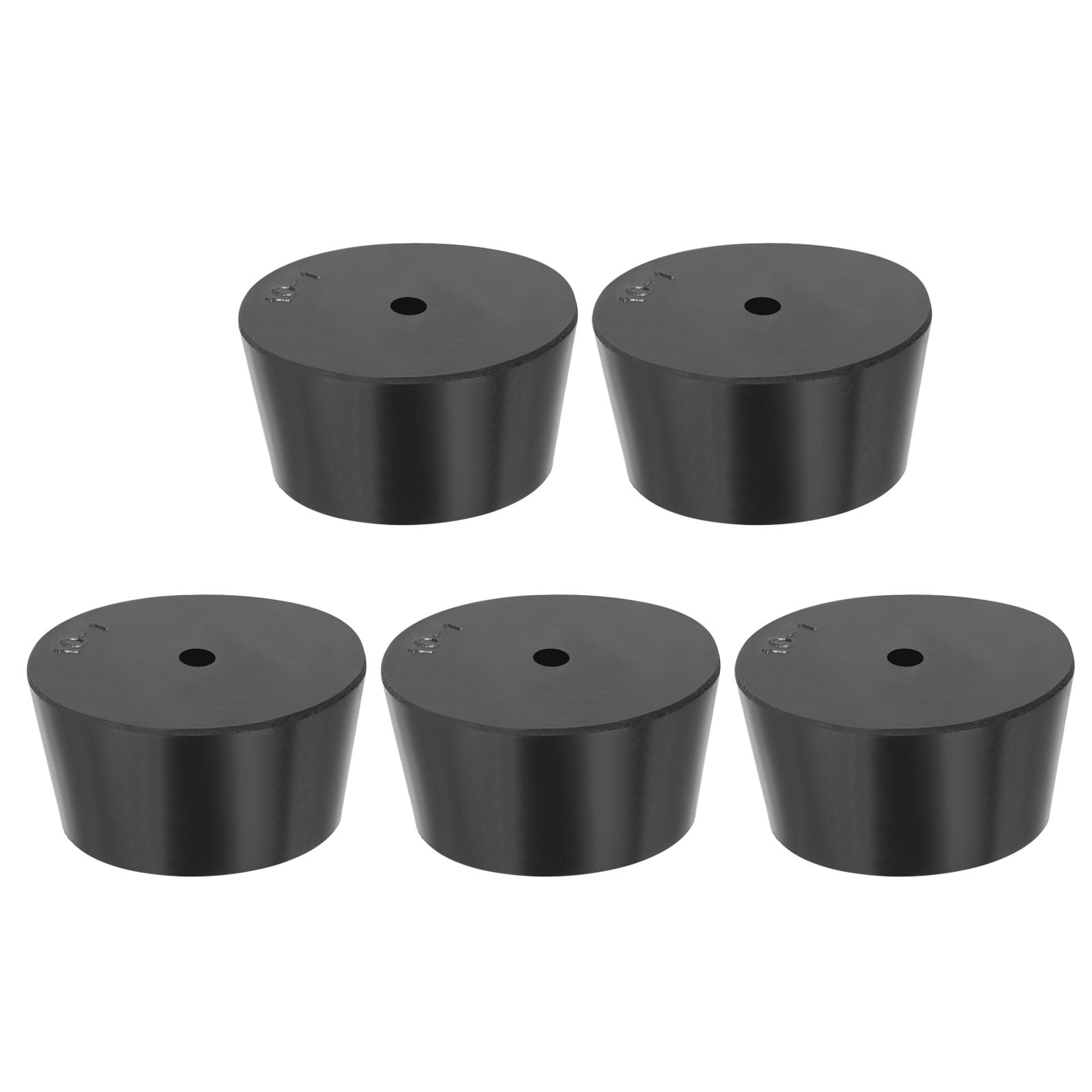 Uxcell Drilled Rubber Stoppers, Tapered Lab Seal Rubber Stoppers Lab ...