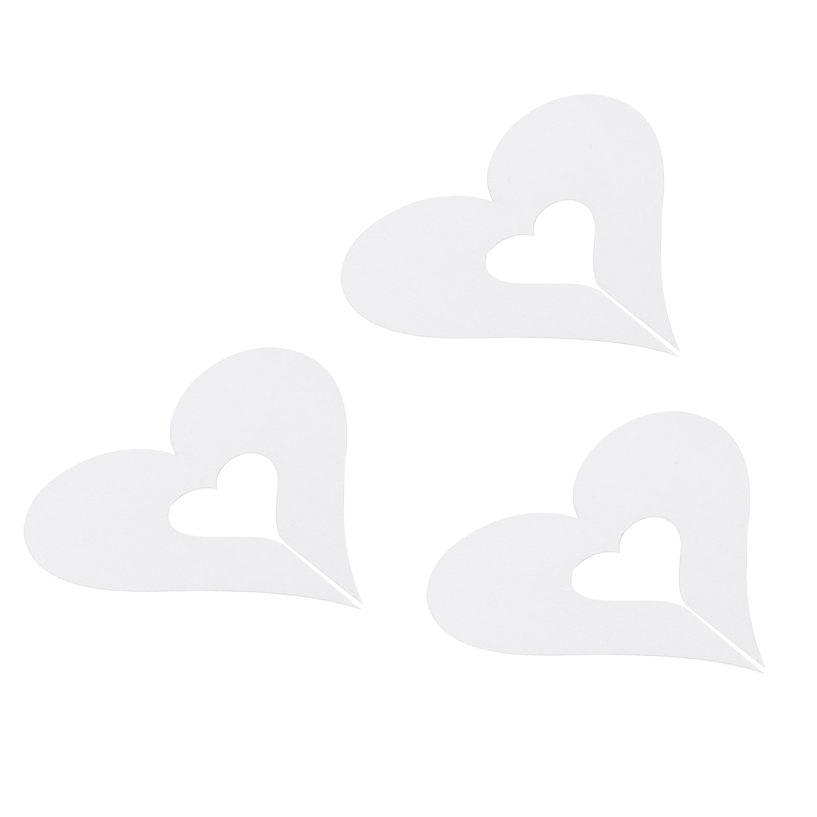 Uxcell Drink Tags, 25 Pack Heart Shaped Party Drink Tag Wine Glass Name ...