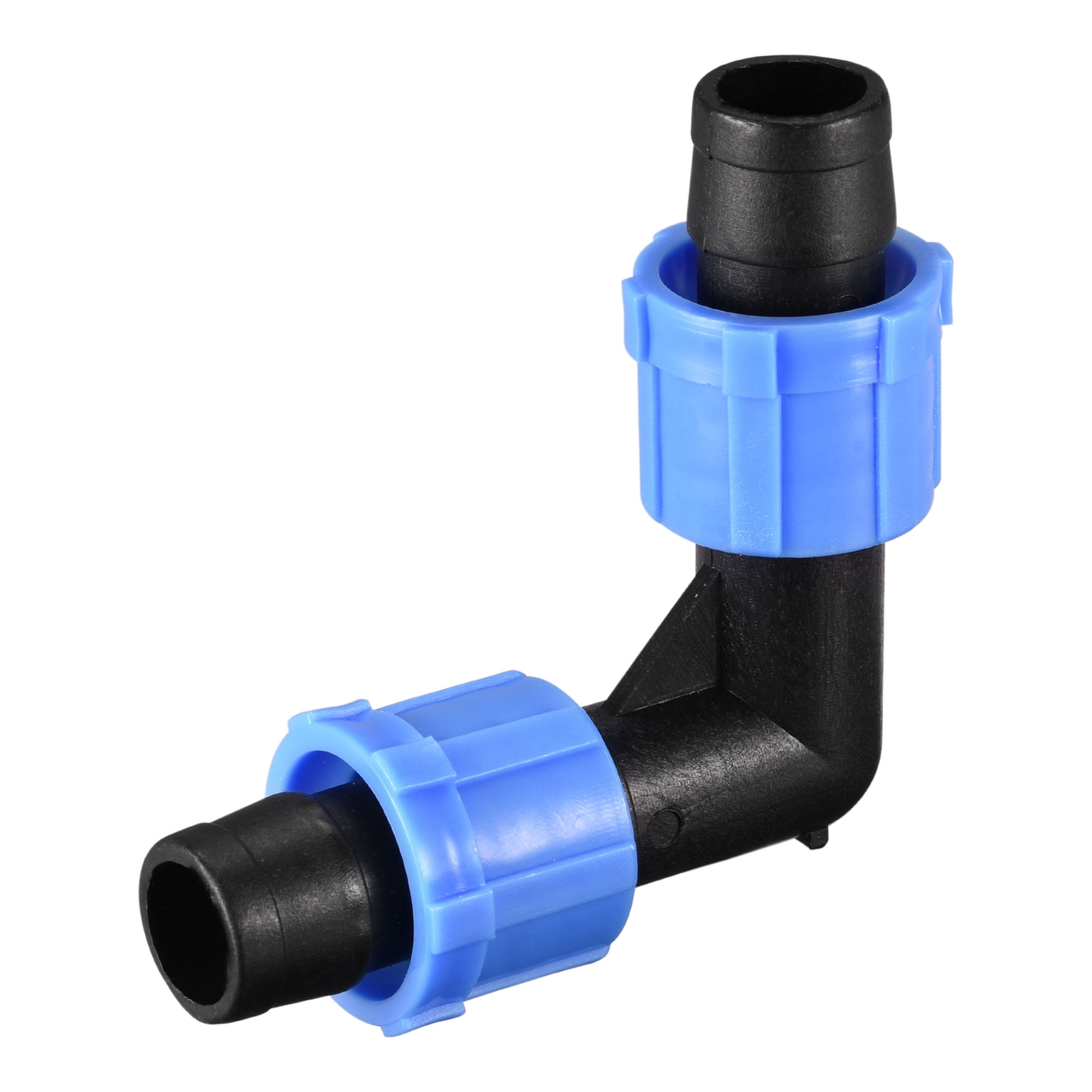 Uxcell Drip Irrigation Elbow Barbed Locking Fitting for 16mm Drip Tape ...