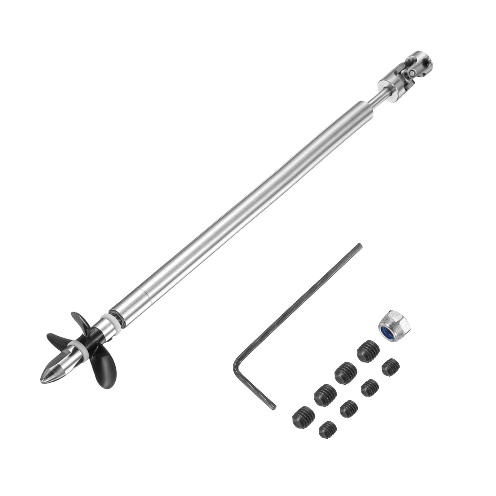Uxcell Drive Shaft Three Propeller and Coupling Joint for RC Boat ...