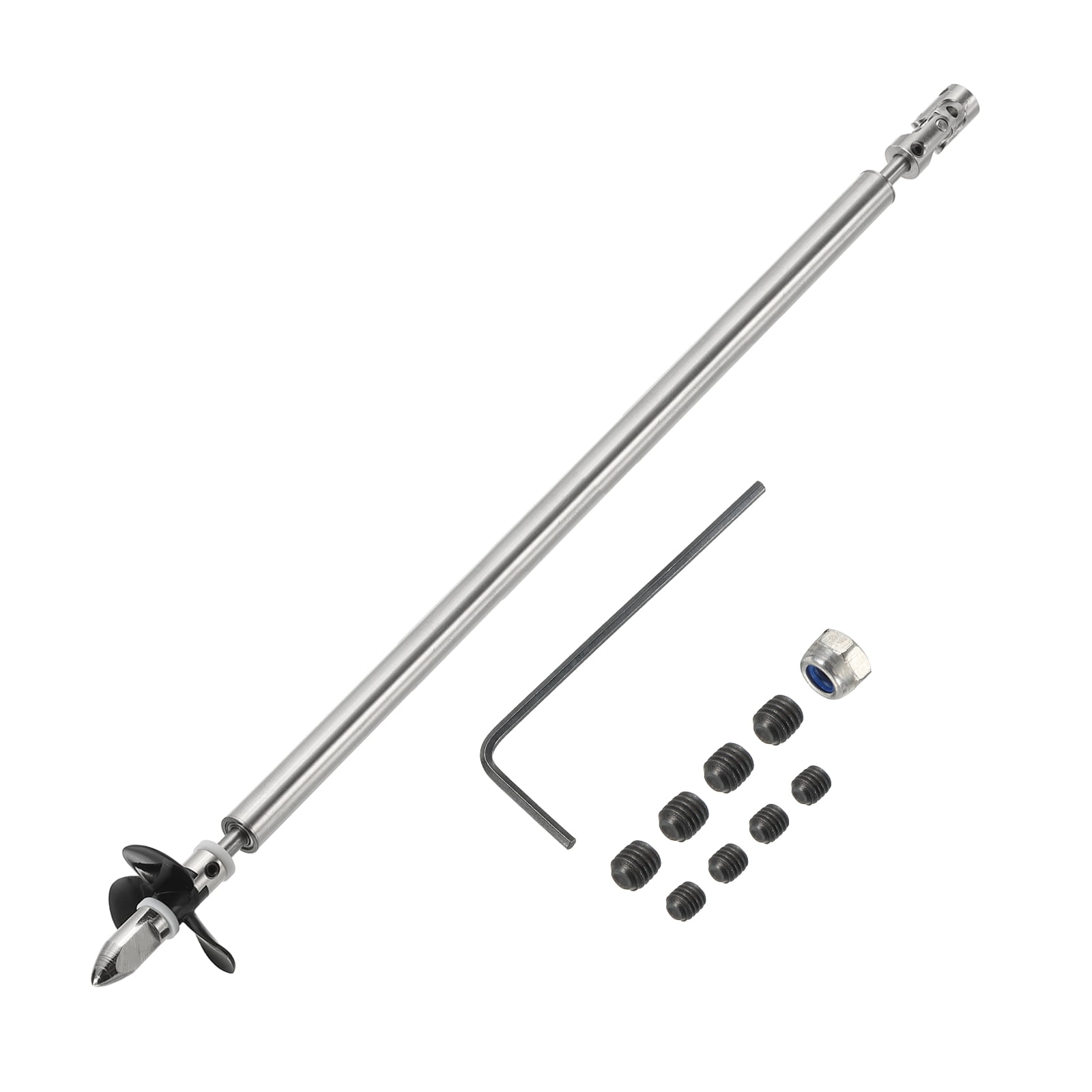 Uxcell Drive Shaft W Propeller Universal Joint, L250mm Shaft L200mm ...