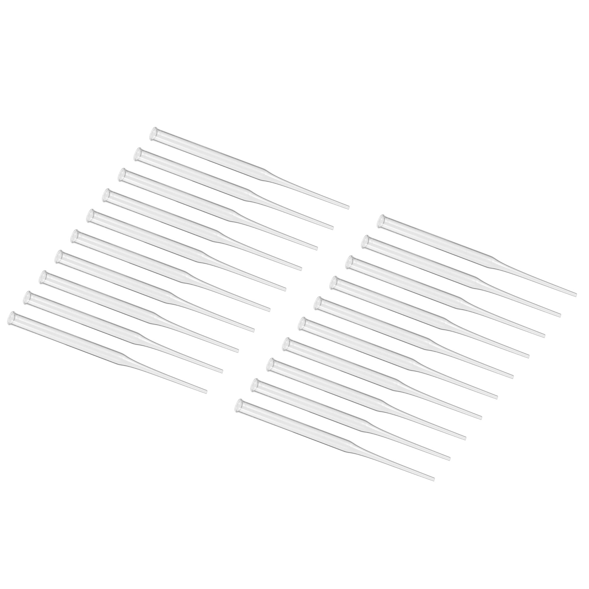 Uxcell Dropper Pipettes, 20pcs 4.72" Length Reusable Glass Pipette for ...