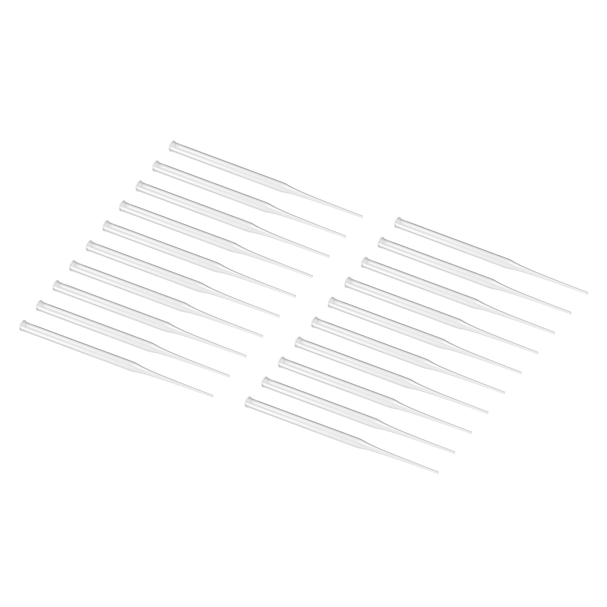 Uxcell Dropper Pipettes, 20pcs 5.91" Length Reusable Glass Pipette for ...
