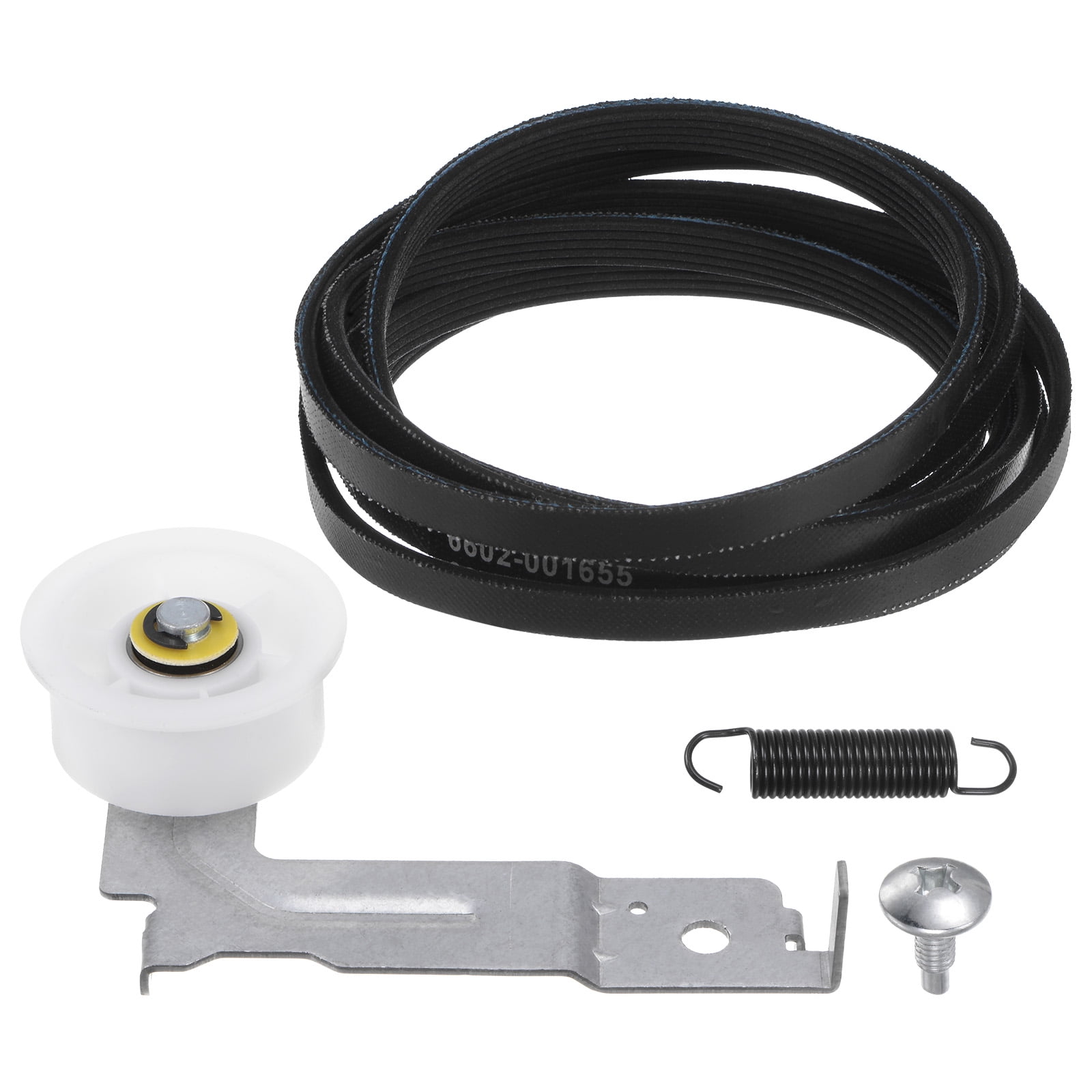 Uxcell Dryer Drum Roller Kit Pulley Belt Parts Dryer Drum Roller ...