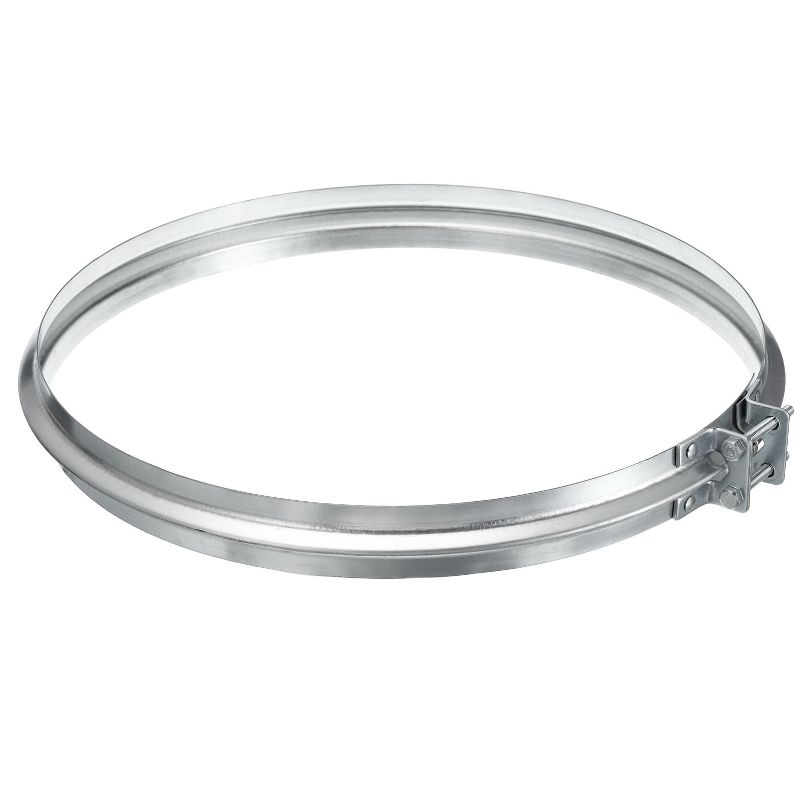 Uxcell Duct Clamp, 18"(450mm) V-shape Clamp Zinc Plated Iron Pipe Clamp ...