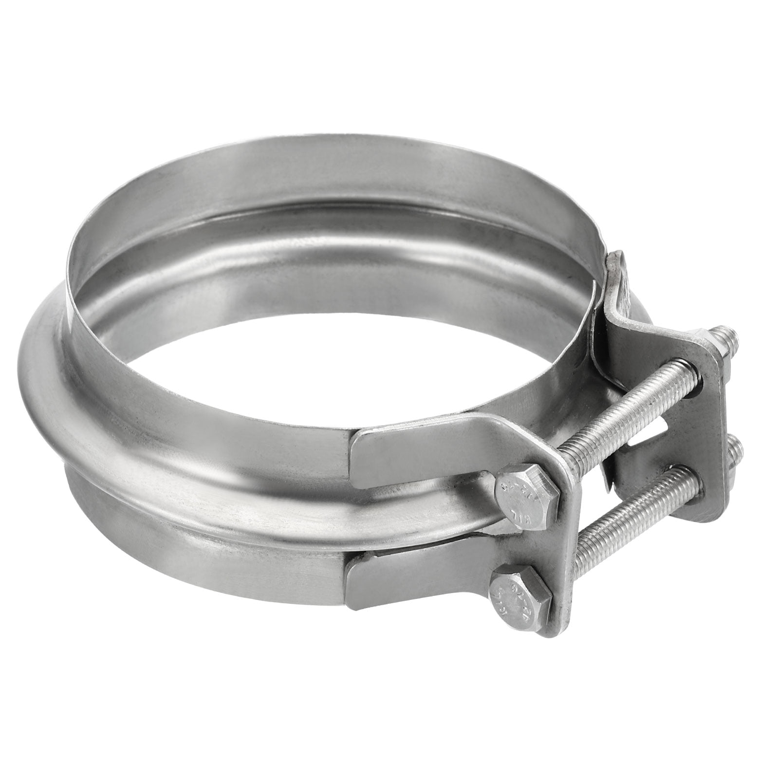 Uxcell Duct Clamp, 3"(80mm) V-shape Clamp 304 Stainless Steel Pipe ...