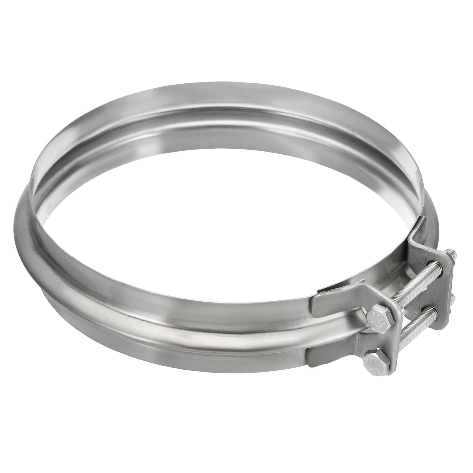 Uxcell Duct Clamp, 6"(150mm) V-shape Clamp 304 Stainless Steel Pipe ...