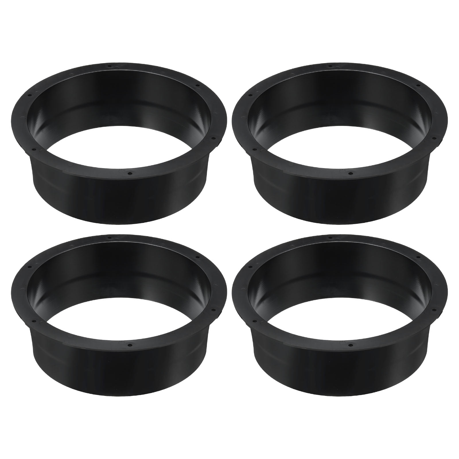 Uxcell Duct Connector Flange 8 Inch Straight Pipe Exhaust Flange ABS ...