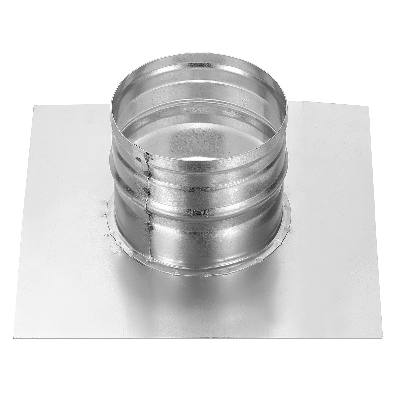 Uxcell Duct Connector Flange, Dryer Vent Wall Plate Square to Round ...