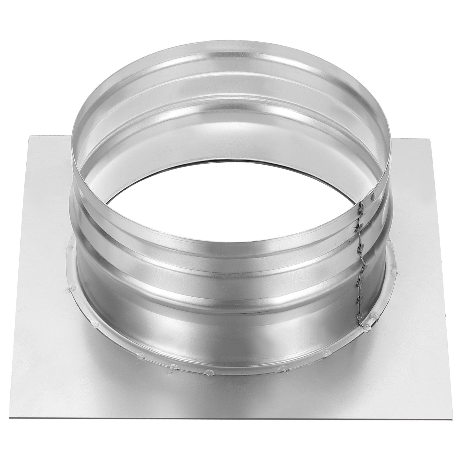 Uxcell Duct Connector Flange, Dryer Vent Wall Plate Square to Round ...