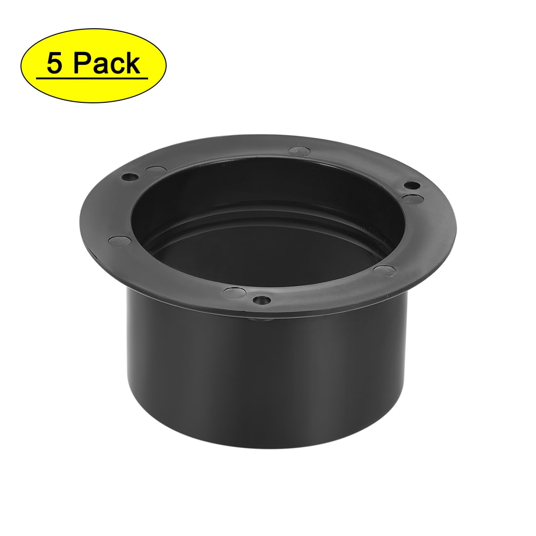 Uxcell Duct Connector Square ABS Plastic Air Outlet Inlet Adaptor for 2 ...