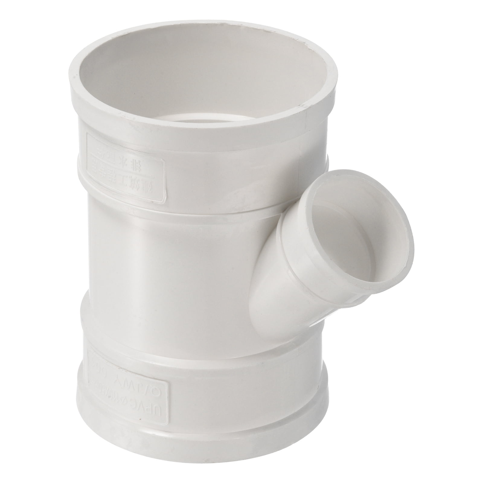 Uxcell Duct Hose Connectors 3 Ways Wye Pipe Splitters, 4" to 2", White ...
