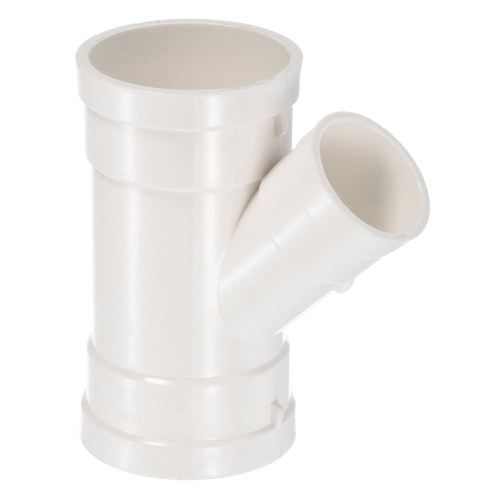 Uxcell Duct Hose Y Shaped Connectors Wye Pipe Splitters, 2" to 1 1/4 ...