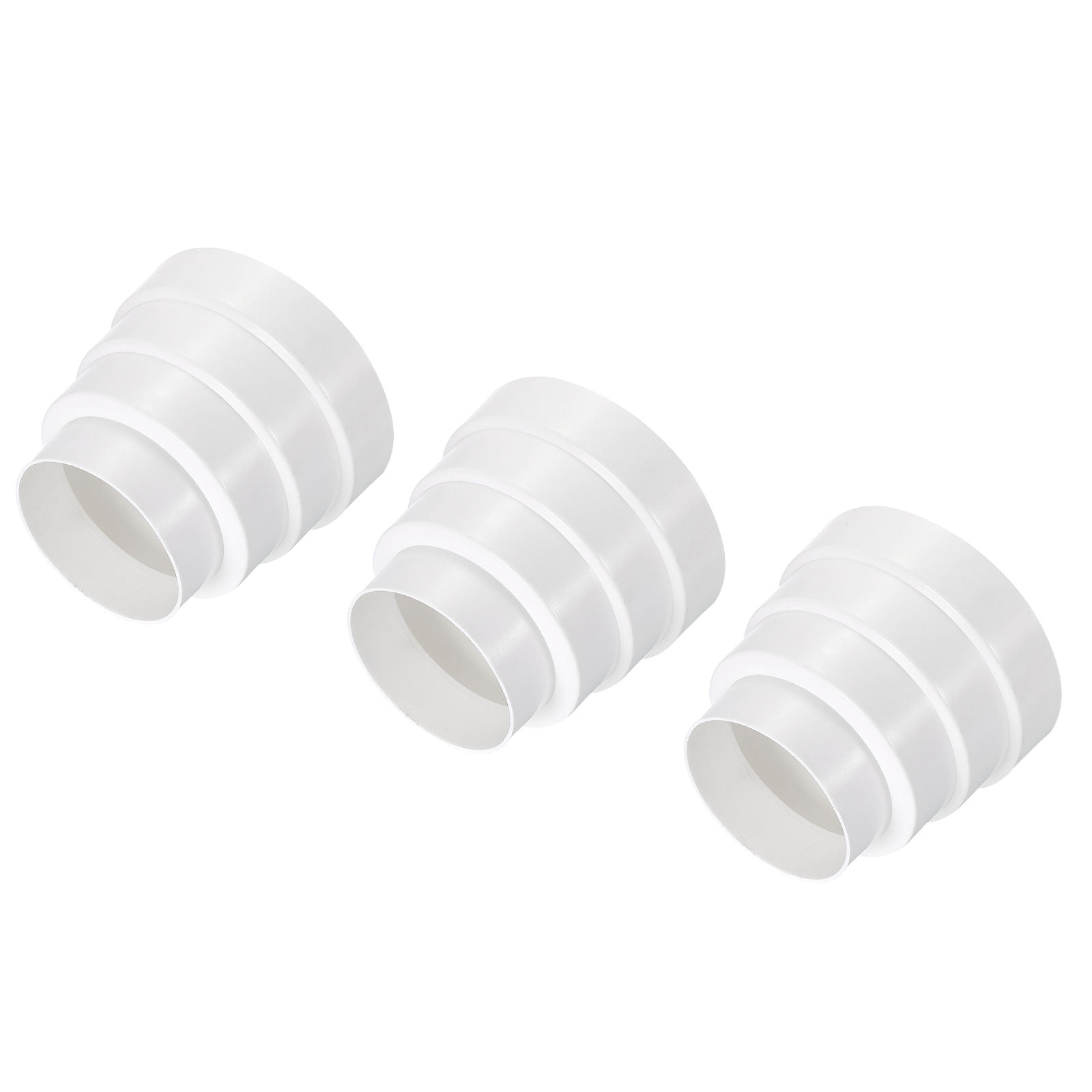 Uxcell Duct Inline Reducer 3.15 - 4.72" Plastic Duct Adapter Increaser ...
