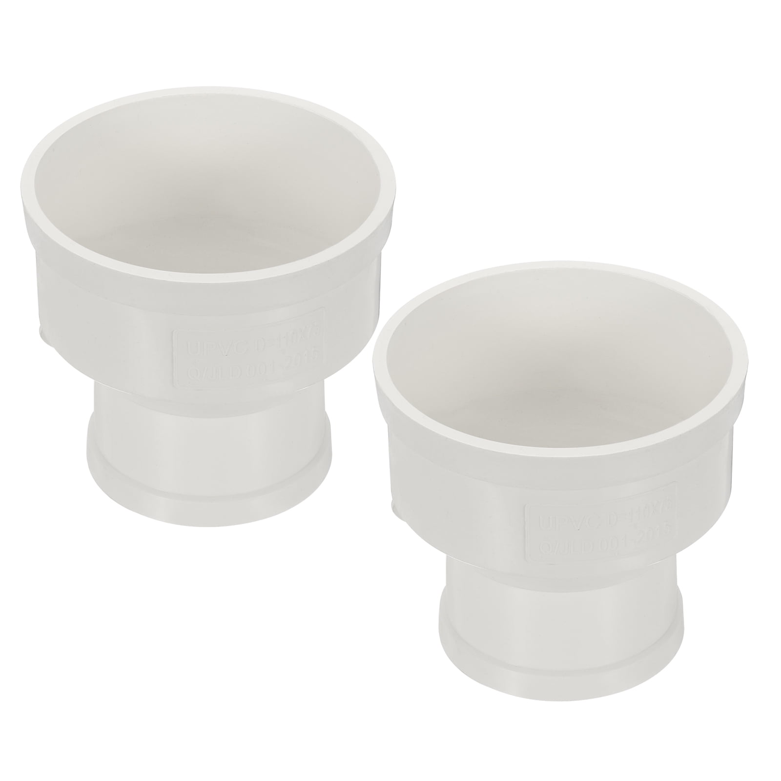 Uxcell Duct Reducer, PVC Pipe Increaser Adapter Ducting Airflow Tube ...