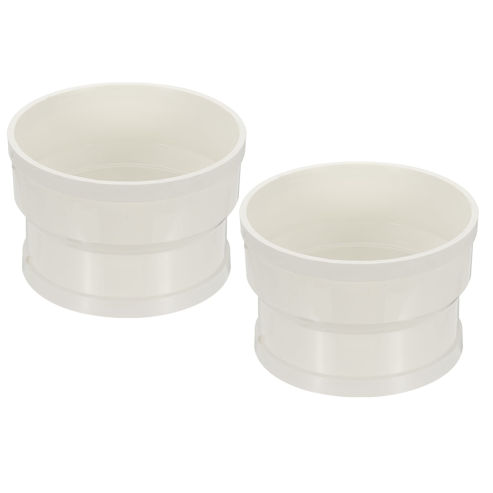 Uxcell Duct Reducer, PVC Pipe Increaser Adapter Ducting Airflow Tube ...