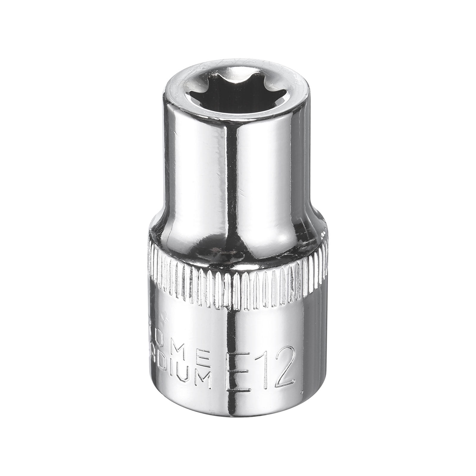Uxcell E-Torx Socket 1/2" Drive E12 Star Socket 1.5" Length 6 Point ...