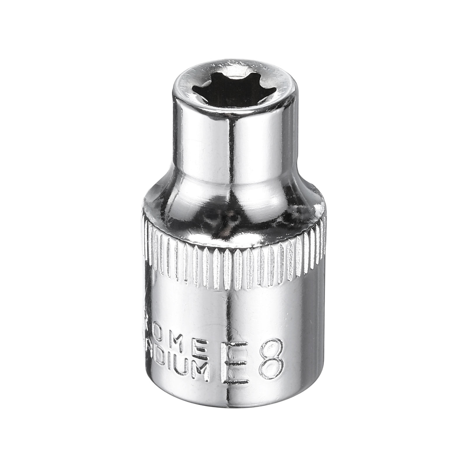 Uxcell E-Torx Socket 3/8" Drive E8 Star Socket 1.1" Length 6 Point ...