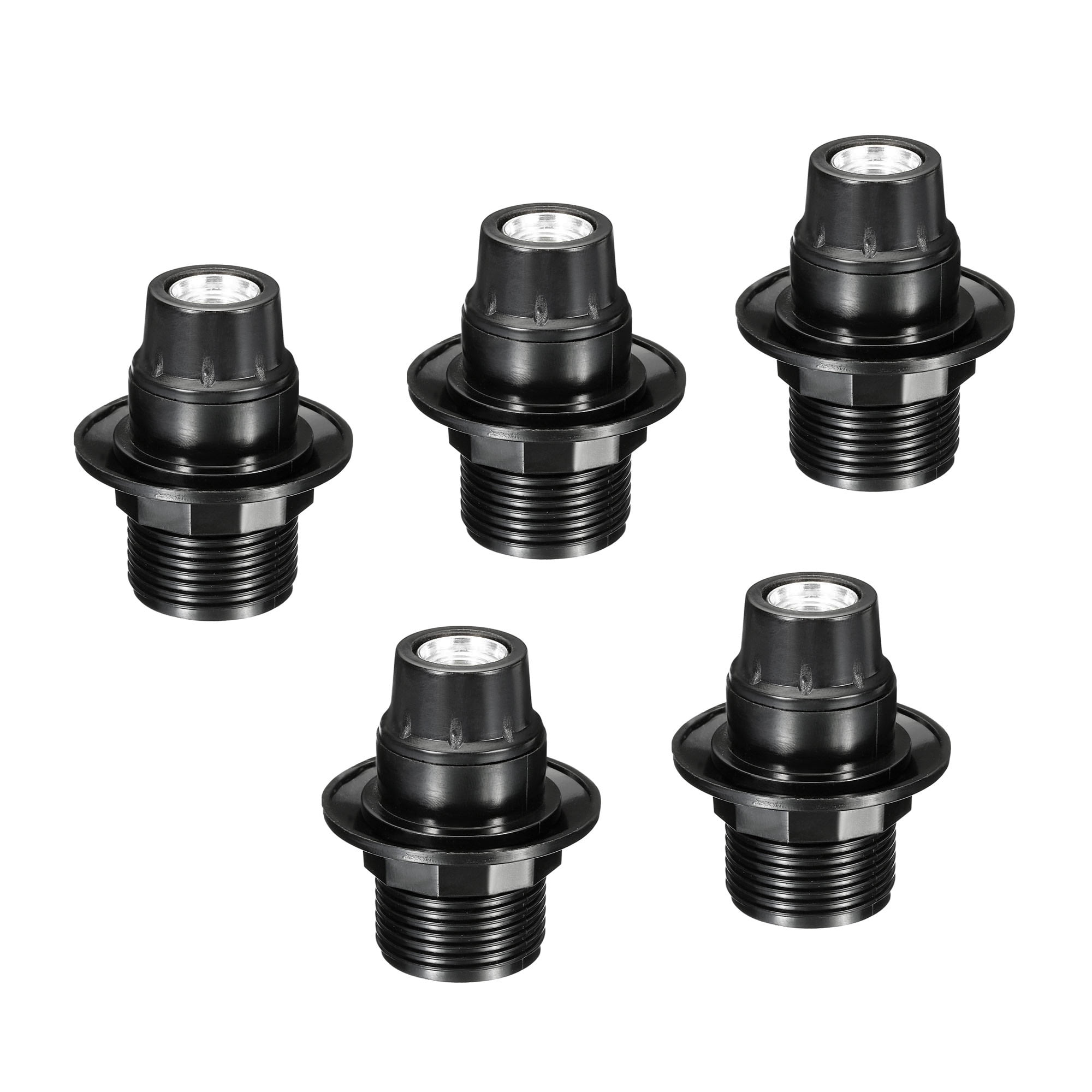 Uxcell E14 Bulb Holder Light Socket, 5 Pack Screw Thread LED Bulb Lamp ...