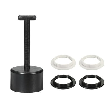 Uxcell Medium Base Threaded Shade Holder Rings Replacement Tool E14 ...