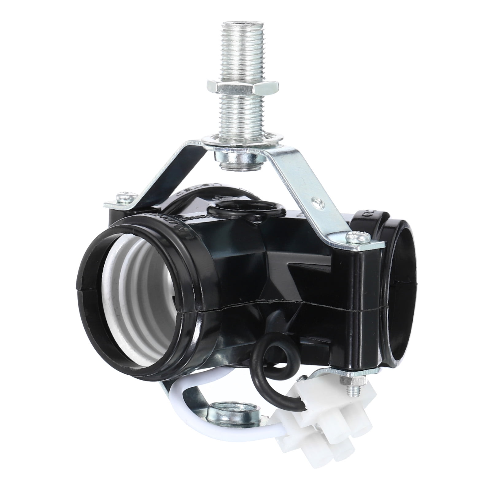 Uxcell E27 Medium Base Bulb Socket Adapter M10 Thread Lamp Holder 3 ...