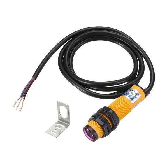 Uxcell E3F-DS30B2 Photoelectric Sensor, 300mA DC6-36 V M18 Diffuse ...