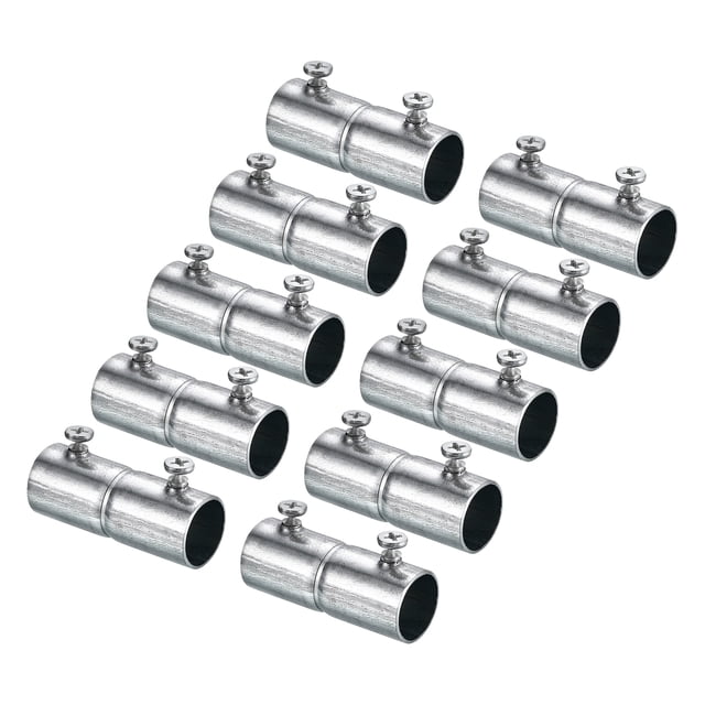 Uxcell EMT Coupling, 16mm(5/8") Set Screw Coupling 47mm Conduit ...