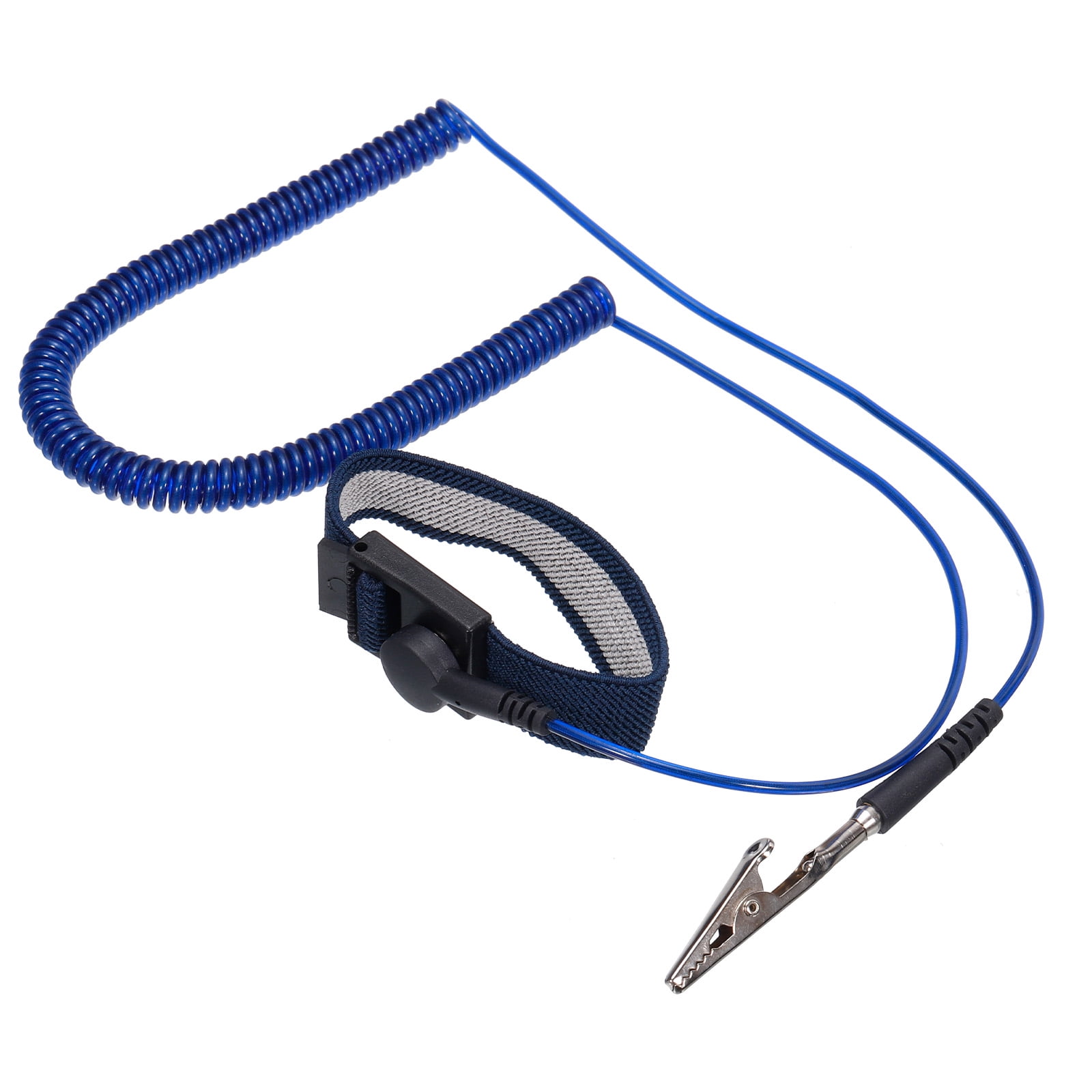 Uxcell ESD Anti Static Wrist Strap 6ft PU Adjustable Antistatic ...