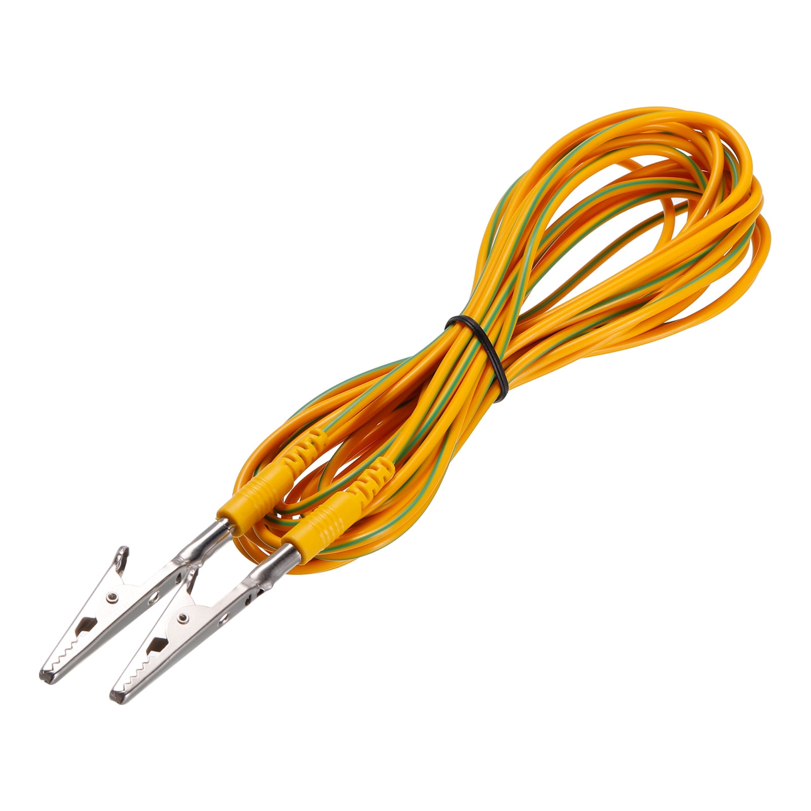 Uxcell ESD Grounding Cable Cord with Alligator Clip 5m/197" Long Yellow ...