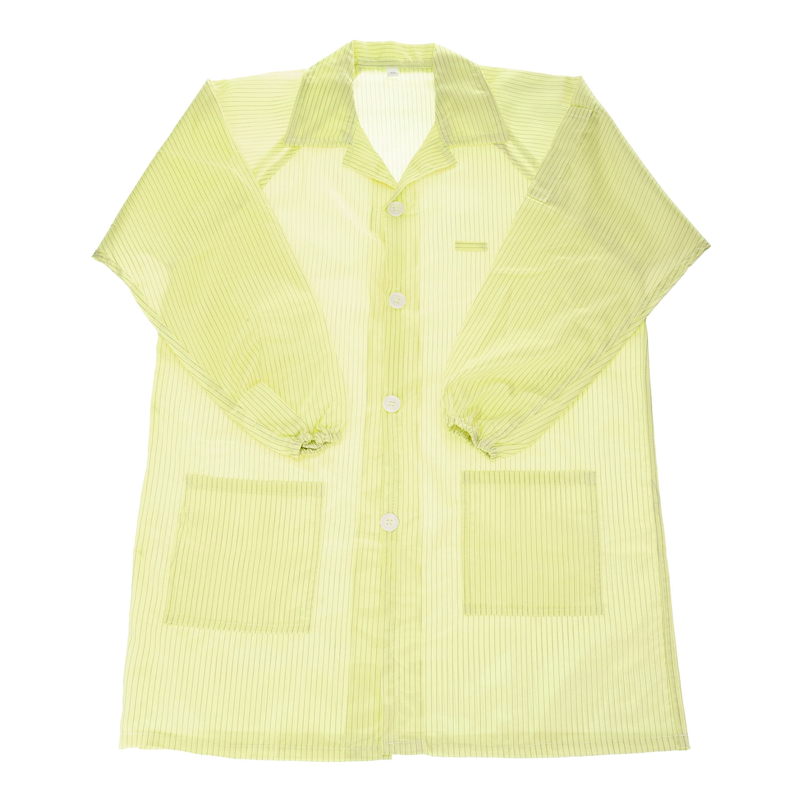 Uxcell ESD Lab Coat Anti Static Clothing Science Jacket with Cuff Lapel ...