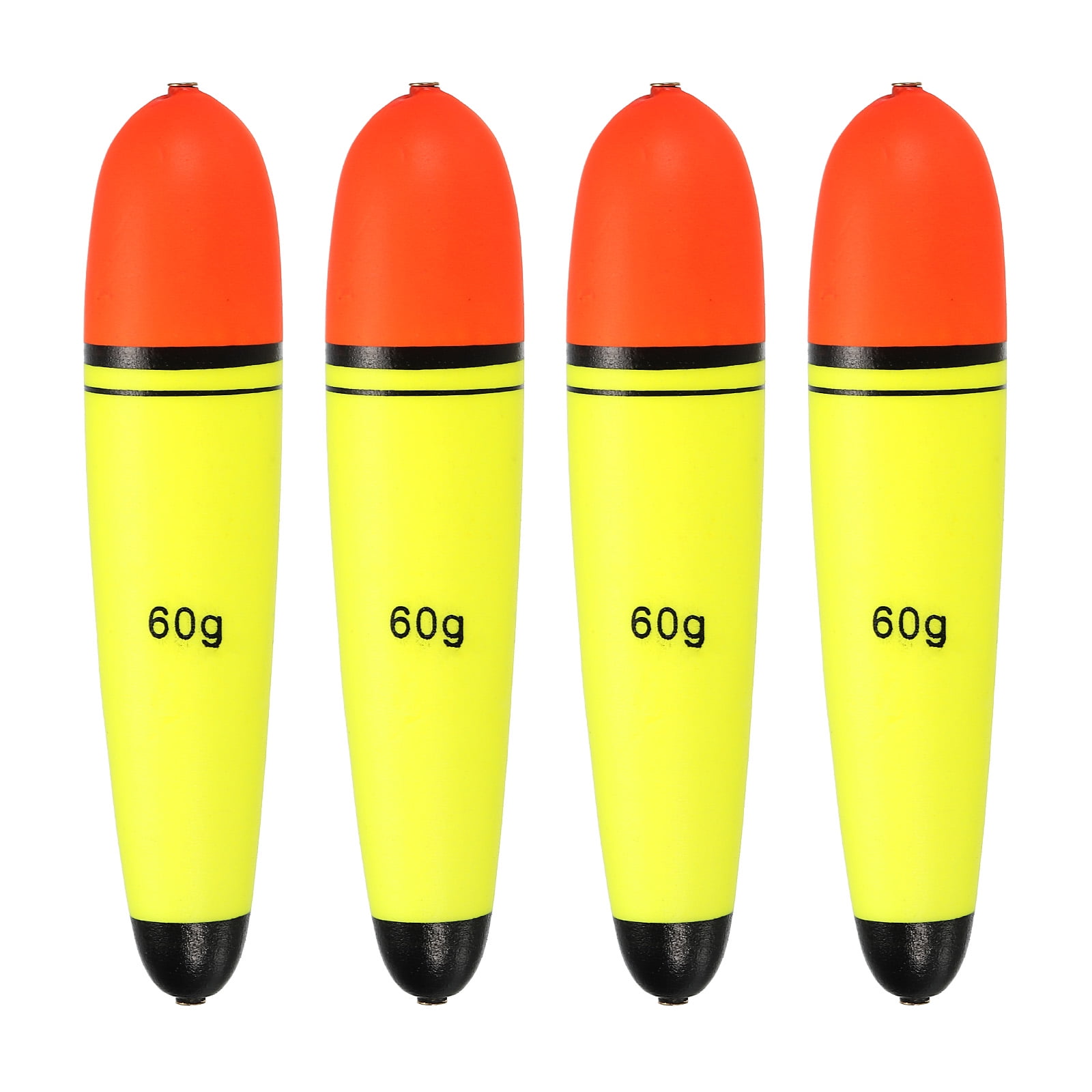 Uxcell EVA 2.1oz Fishing Slip Bobbers Float, Yellow, 4 Pack - Walmart.com