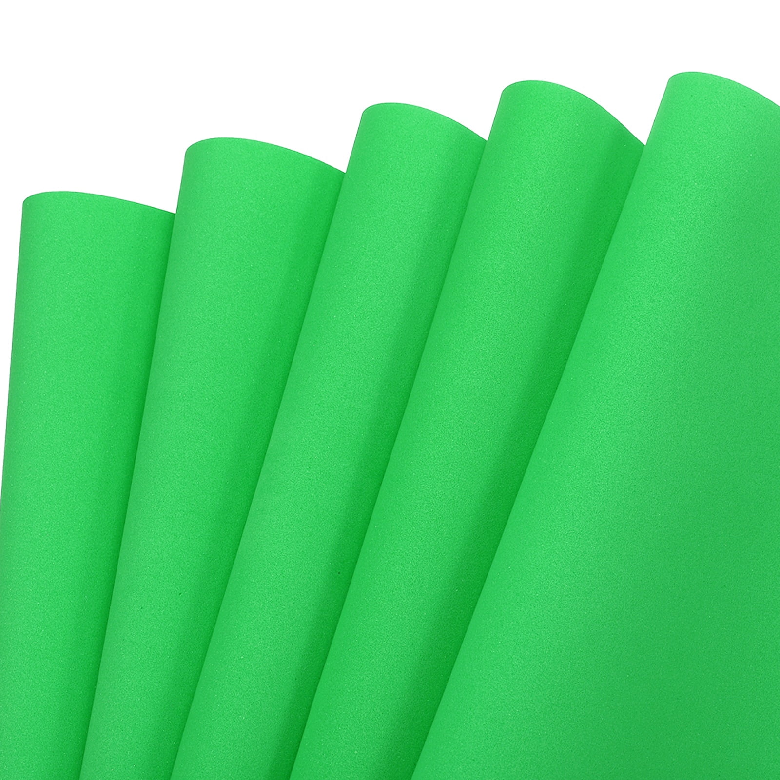 Uxcell EVA Foam Sheets Bright Green 35.4 Inch x 19.7 Inch 2mm Thick ...