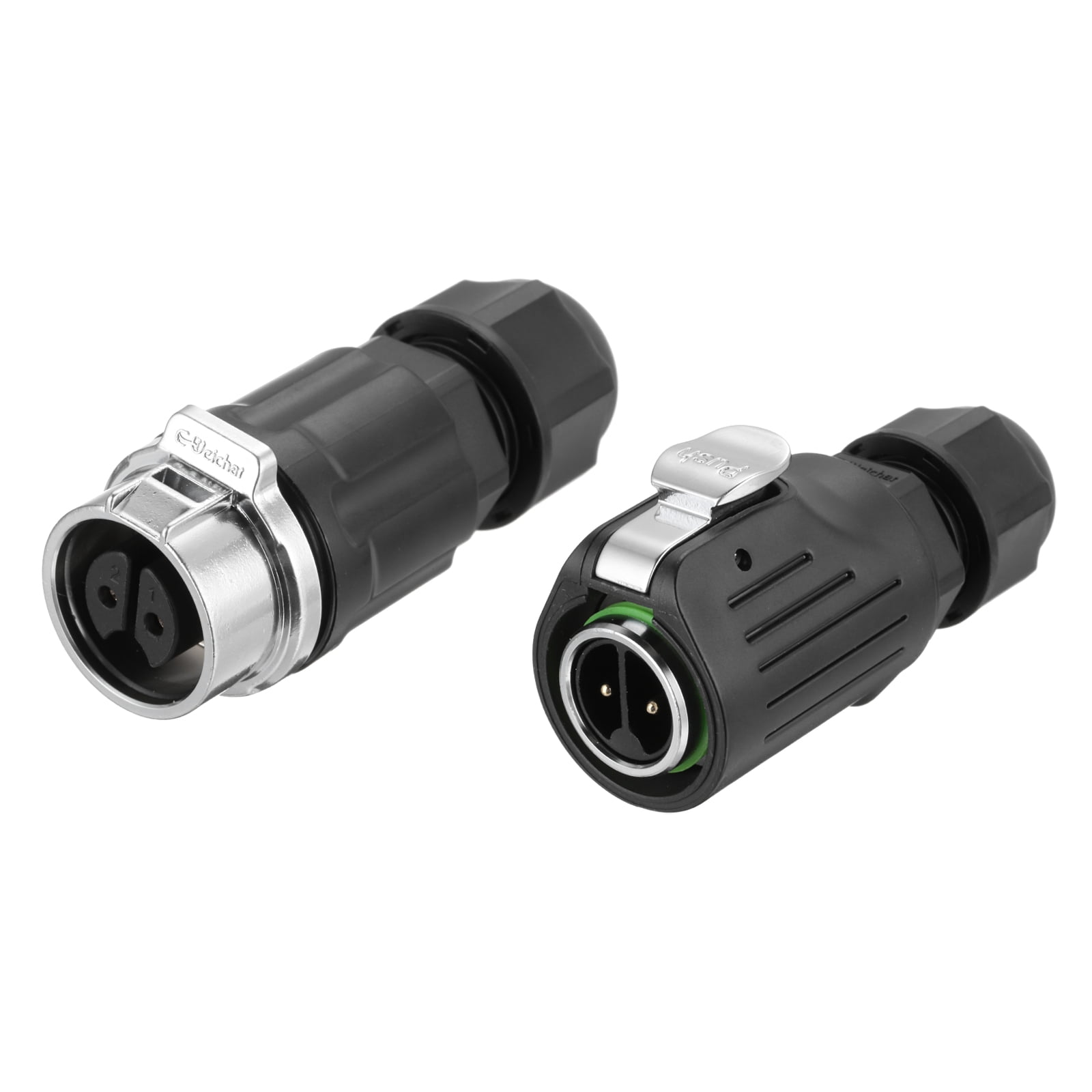 Uxcell EW-LP16 2Pin Industrial Waterproof Circular Connector Plug Type, 400V 10A - Walmart.com