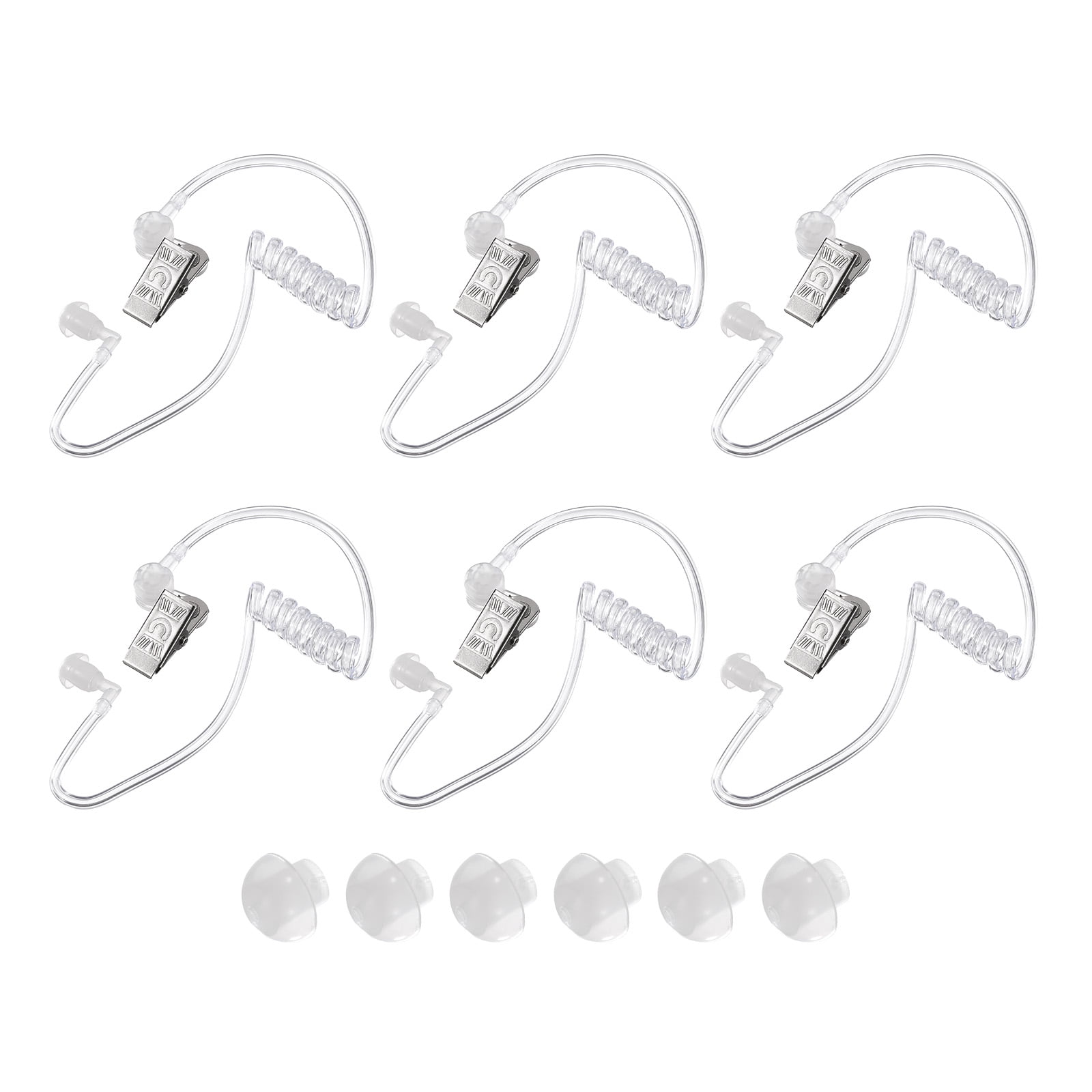 Uxcell Ear Piece Headset Earpiece Agent Secret Earpiece Costume Prop ...